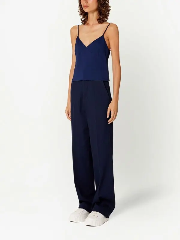 AMI Paris V-neck Camisole Top - Blue