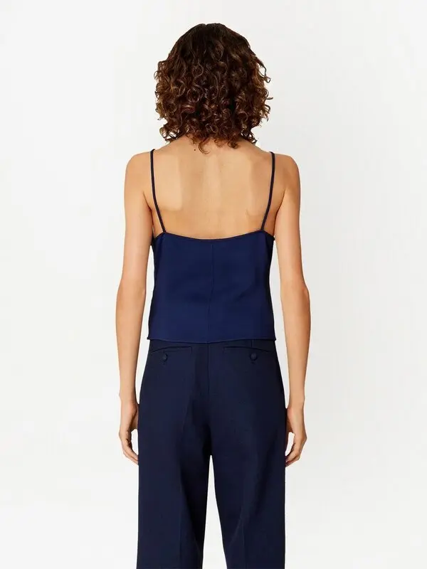AMI Paris V-neck Camisole Top - Blue