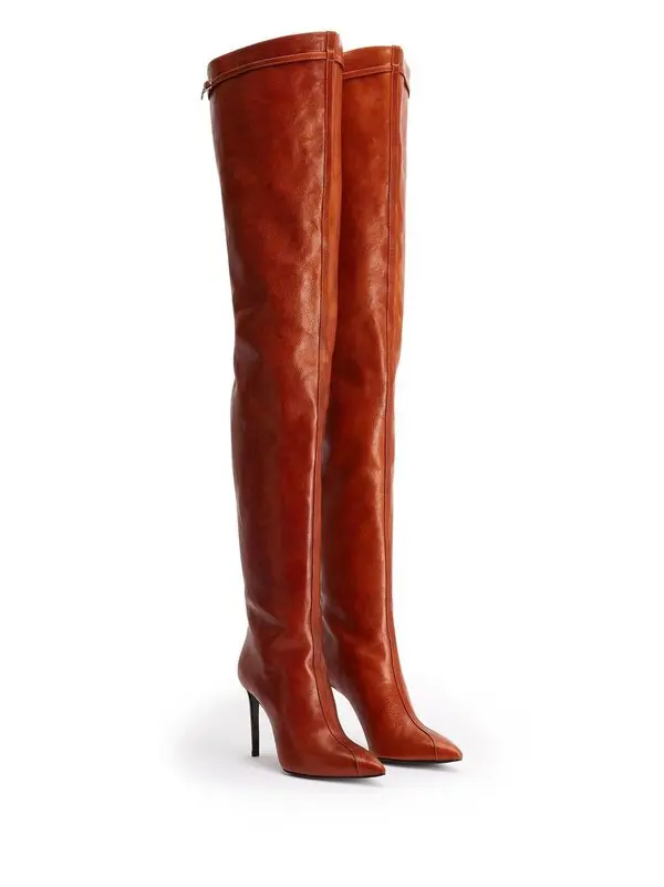 AMI Paris Over-the-knee Leather Boots