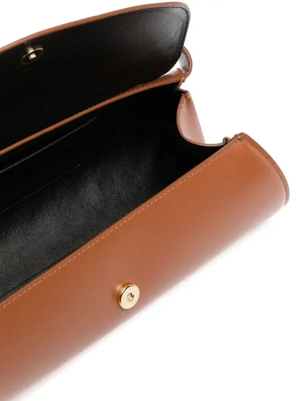 JIL SANDER Small Cannolo Shoulder Bag - Brown