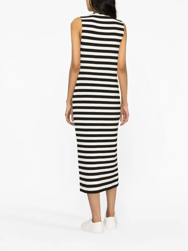 Liu Jo Striped Slogan-print Dress
