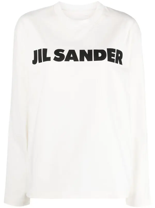 JIL SANDER Logo-print Sweatshirt - White