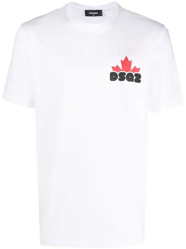 Dsquared2 Logo-print Cotton T-shirt - White