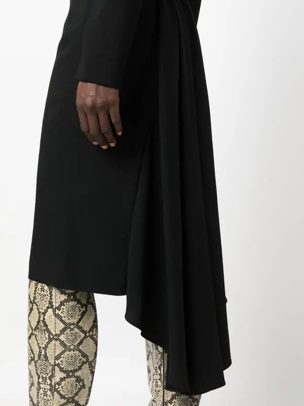 Moschino High-waisted Asymmetric Midi Skirt