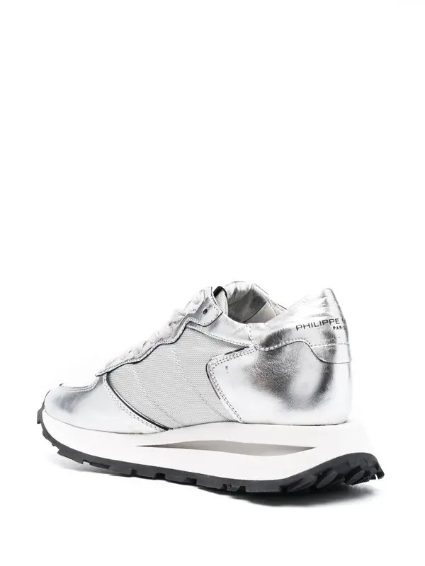 Philippe Model Panelled Low-top Sneakers - Silver