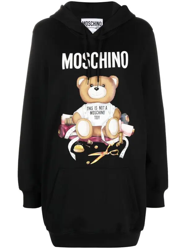 Moschino Teddy Bear Hoodie Dress