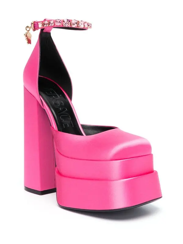 Versace Medusa Aevitas 160mm Platform Pumps - Pink
