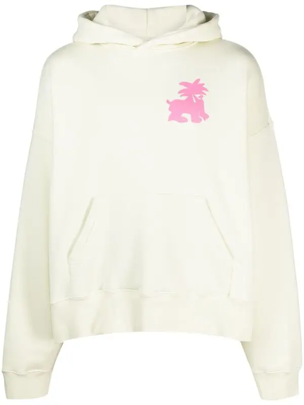 Palm Angels Leon Logo-print Hoodie