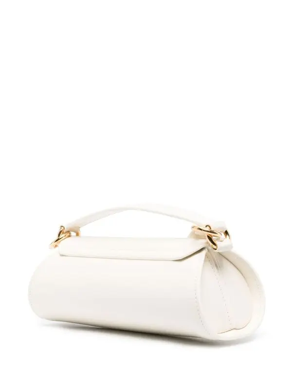 JIL SANDER Small Cannolo Shoulder Bag - White