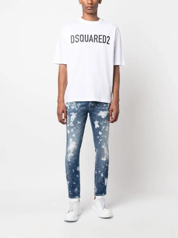 Dsquared2 Logo-print Cotton T-shirt - White