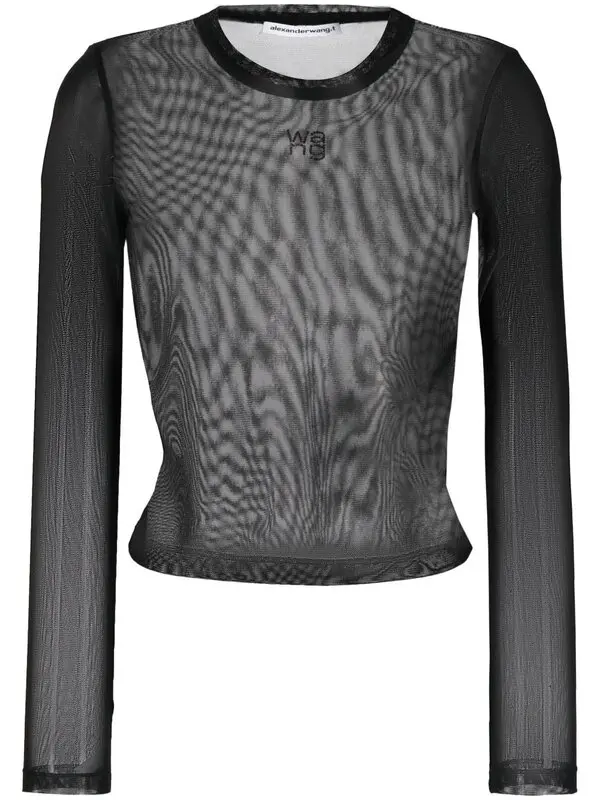 Alexander Wang Semi-sheer Mesh Top