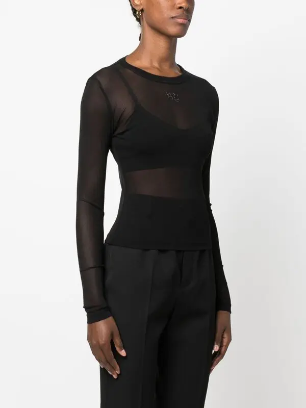 Alexander Wang Semi-sheer Mesh Top