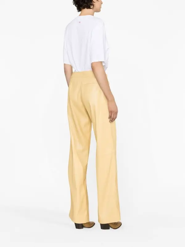 Stella McCartney Alter Mat Wide-leg Trousers - Yellow