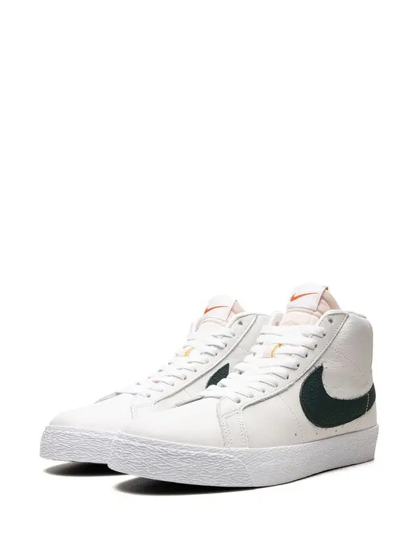Nike Sb Zoom Blazer Mid Iso Pro Sneakers - White