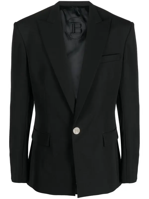 Balmain Single-breasted Wool Blazer