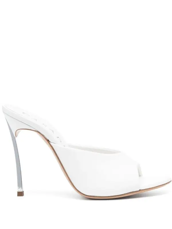 Casadei Blade Minorca Sandals - White