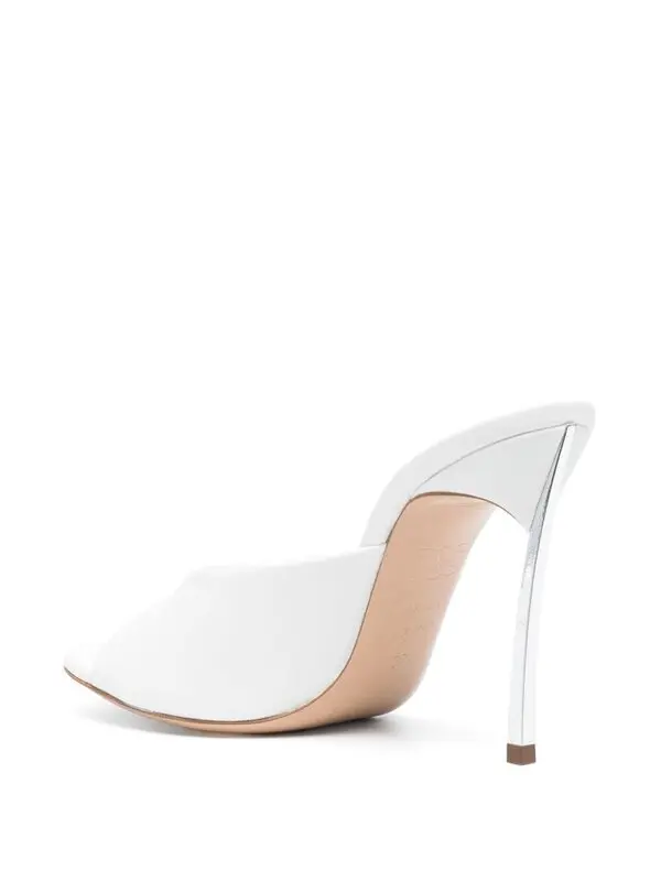 Casadei Blade Minorca Sandals - White