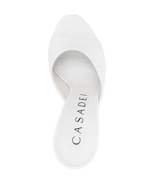 Casadei Blade Minorca Sandals - White