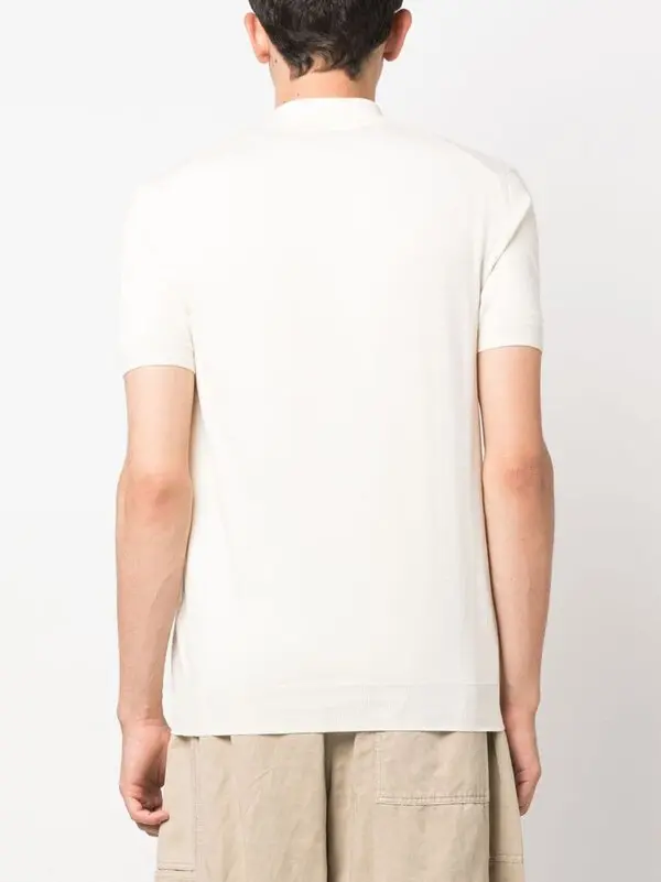 BARACUTA Short-sleeved Cotton Polo Shirt