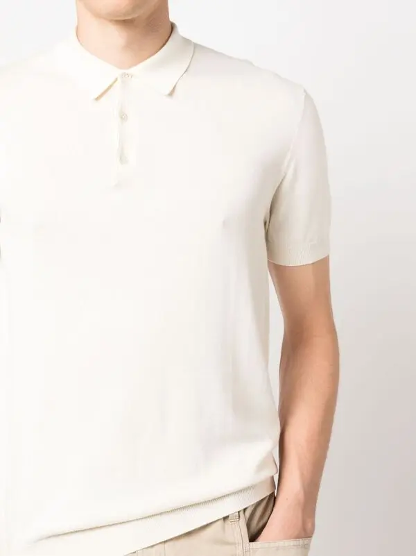 BARACUTA Short-sleeved Cotton Polo Shirt