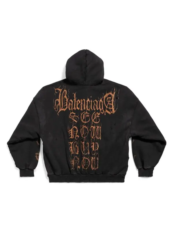 新品未使用 BALENCIAGA METAL LOGO HOODIE 【公式通販】