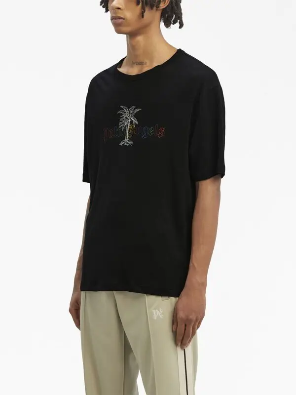Palm Angels Logo-print Short-sleeve T-shirt