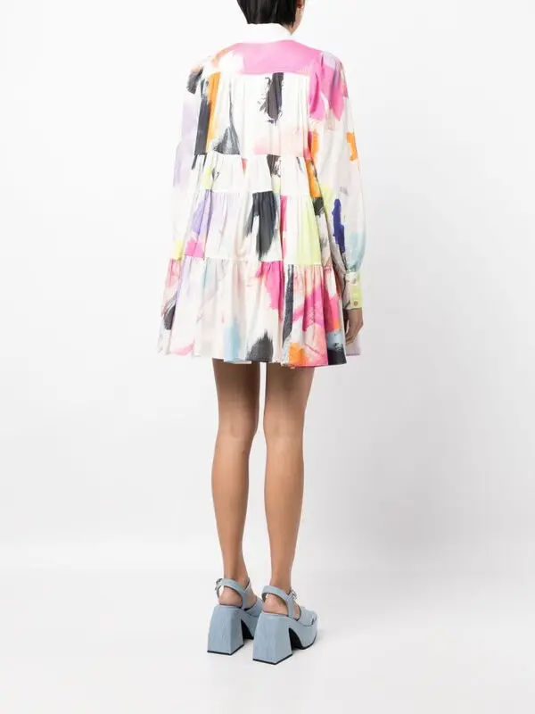 Aje Vie Smock Button-up Dress