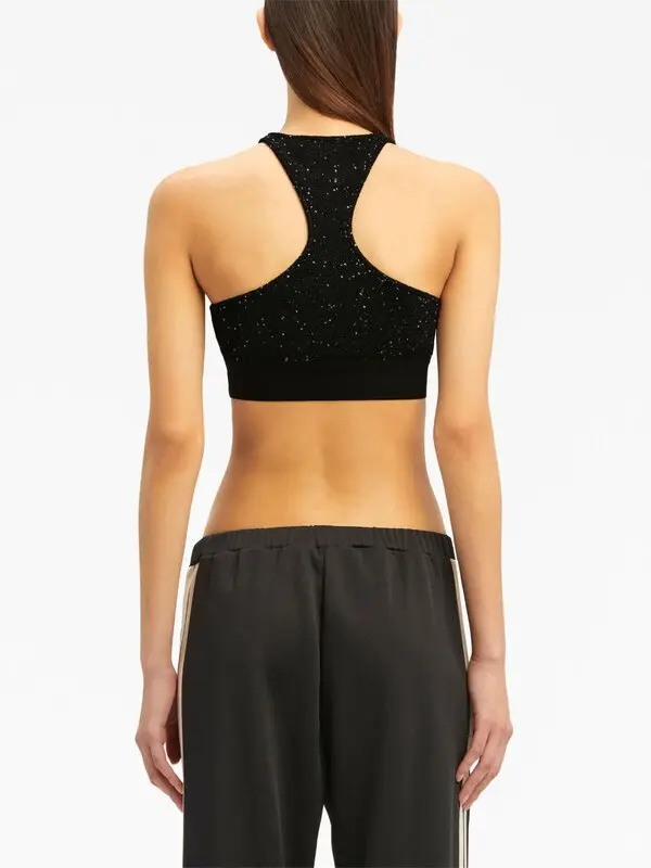Palm Angels Soiree Logo-print Crop Top
