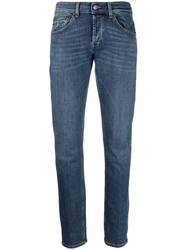 DONDUP Slim-cut Low-rise Jeans