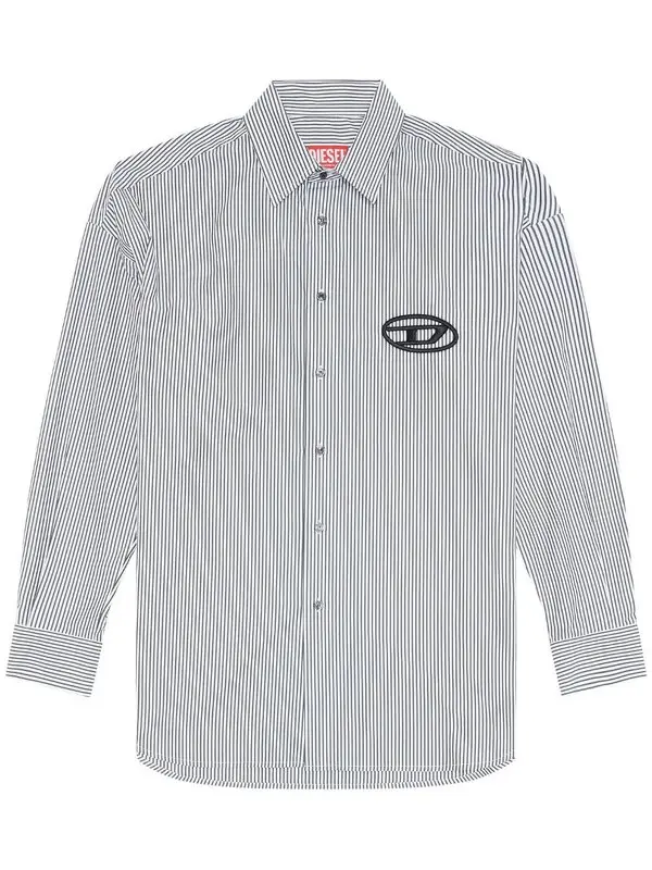 DIESEL® S-douber Logo-embroidered Shirt