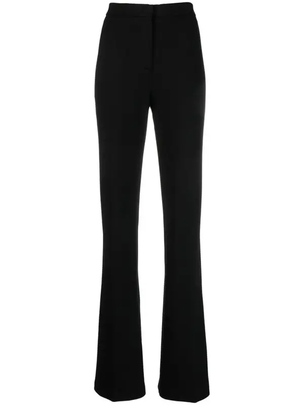 Pinko High-waisted Flared Trousers - Black