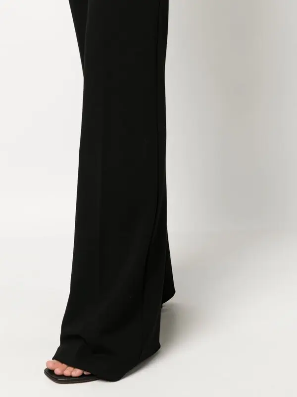 Pinko High-waisted Flared Trousers - Black
