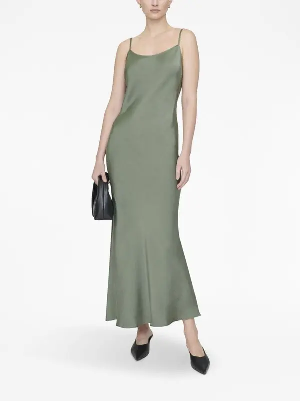 anine bing green dress Chloe Silk Made