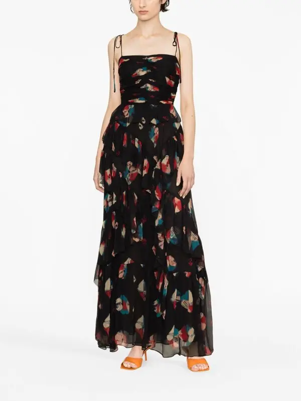 Ulla Johnson Aveline Printed Silk Dress