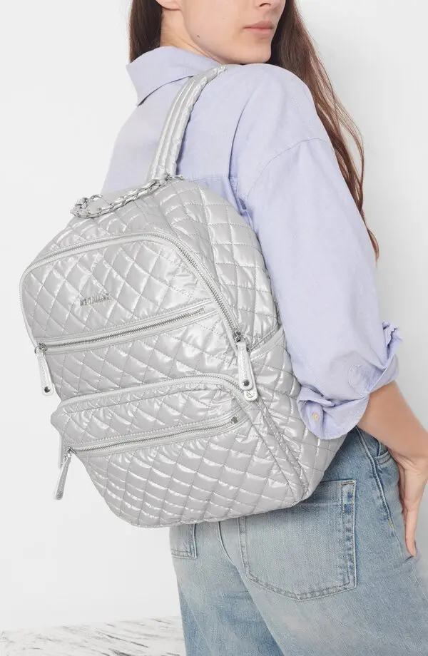 Mz Wallace Crosby Quilted Backpack