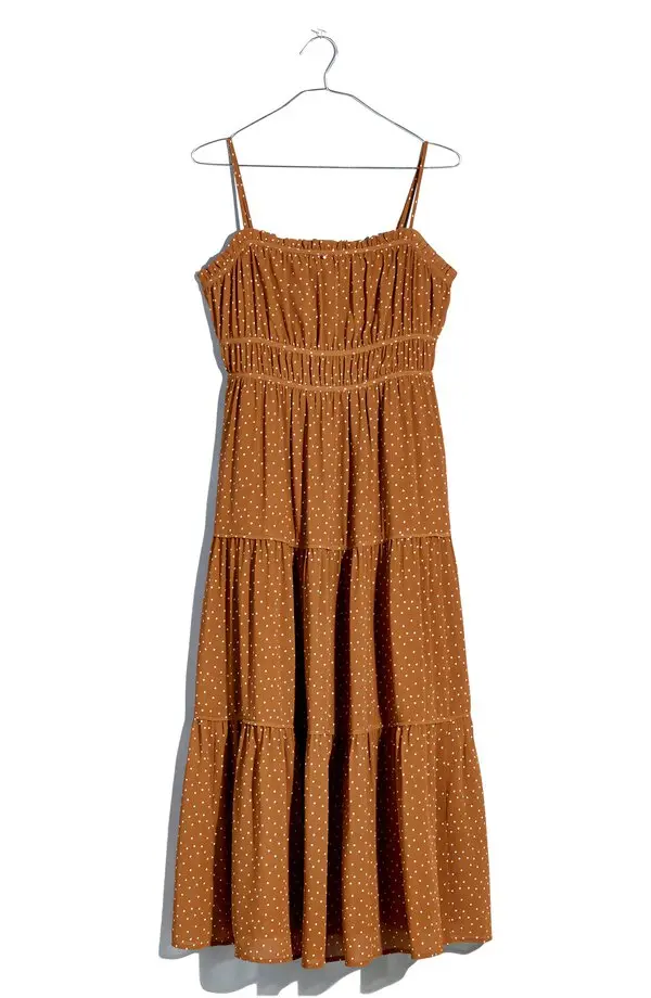 Madewell Sophia Tiered Midi Dress