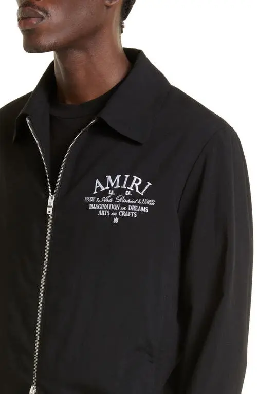 Amiri Arts District Wool-blend Blouson Jacket