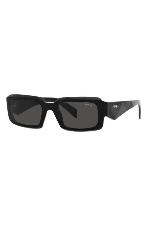 Prada 55mm Cat Eye Sunglasses - Black