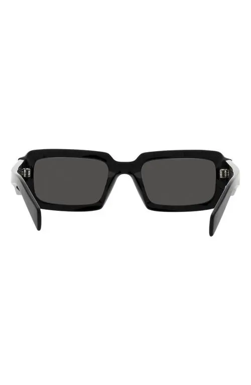Prada 55mm Cat Eye Sunglasses - Black