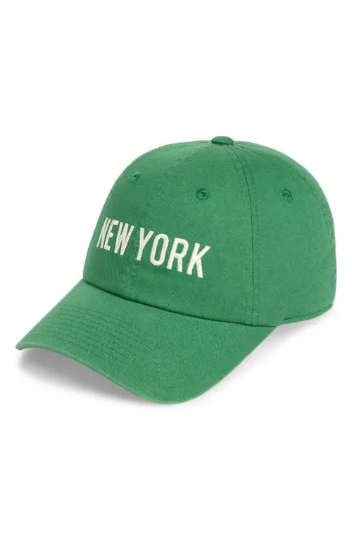 American Needle New York Cotton Baseball Cap - Greenwich Green