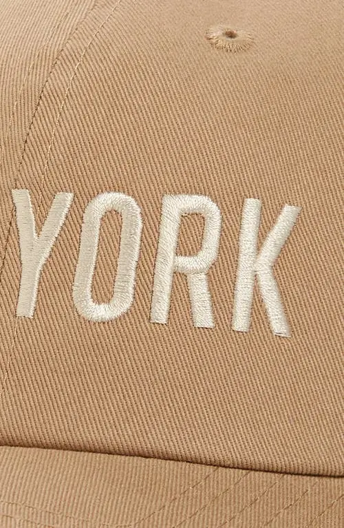 American Needle New York Cotton Baseball Cap - Khaki
