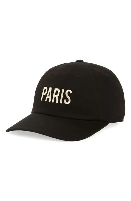 American Needle Paris Baseball Cap - Black