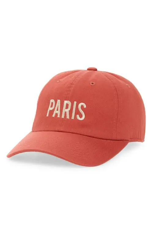 American Needle Paris Baseball Cap - Nantucket Red