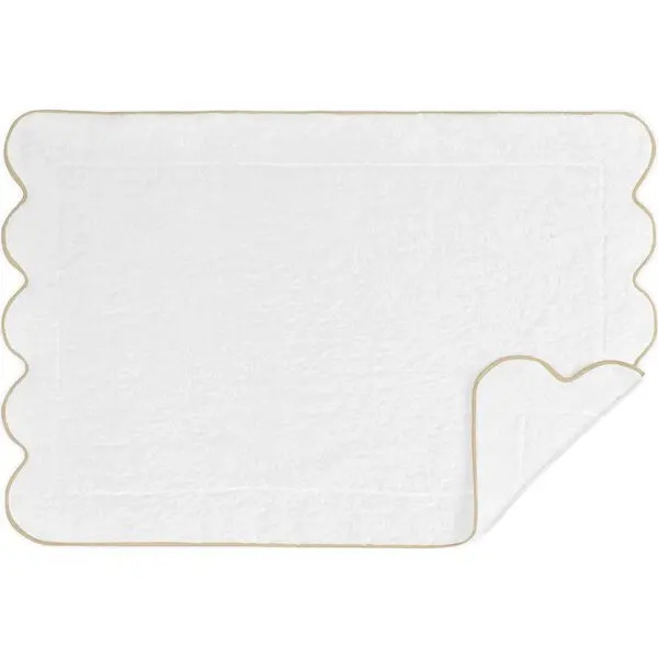 MATOUK Cairo Scallop Tub Mat - Sand