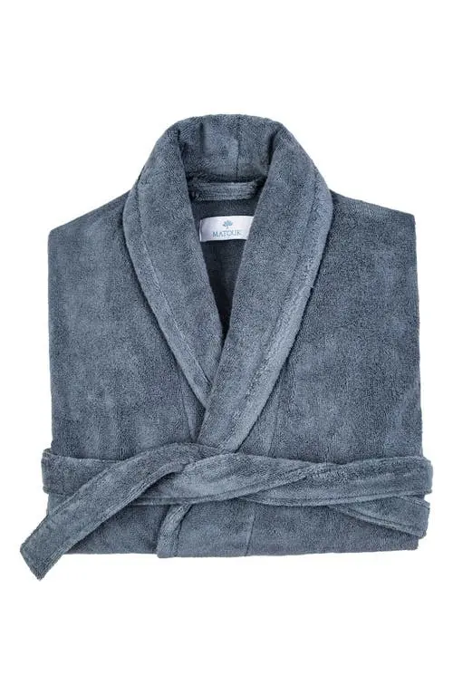 MATOUK Milagro Cotton Terry Cloth Robe - Night