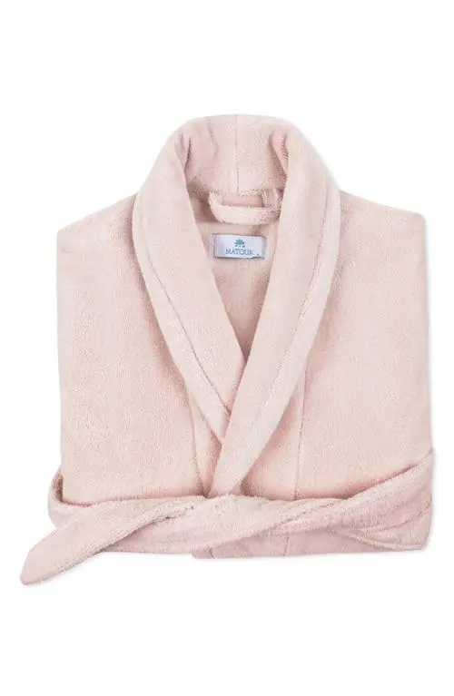 MATOUK Milagro Cotton Terry Cloth Robe - Petal