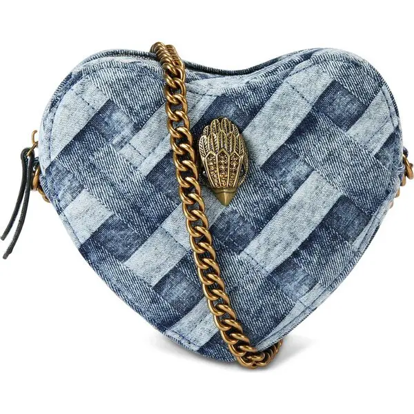 Kurt Geiger Kensington Heart Crossbody Bag - Navy
