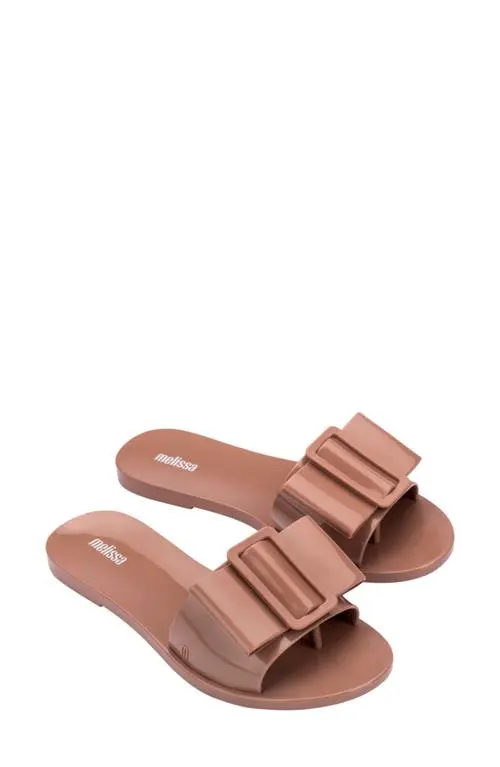 Melissa Babe Slide Sandal - Tan
