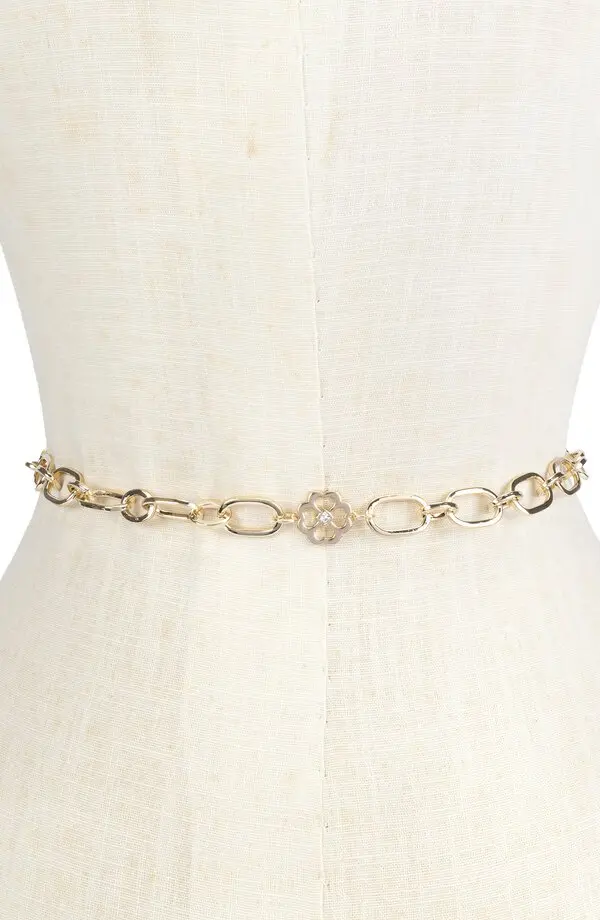 Kate Spade New York Spade Charm Chain Belt