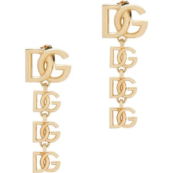 Dolce & Gabbana Charm Drop Earrings - Gold